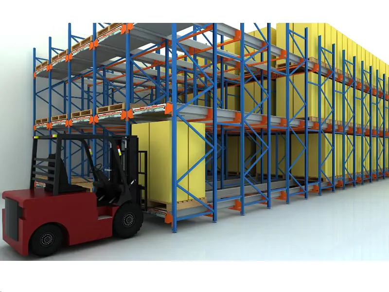 High density Intelligent remote radio Shuttle Cart racking storage ...
