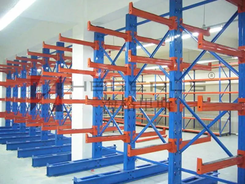Heavy Duty Double Sided Cantilever Rack System for MDF Pipe Warehouse ...